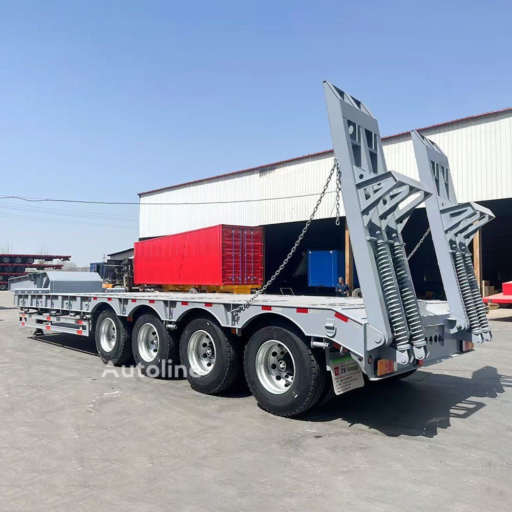 Nova ZW-Trailer 4 Axle 80 Ton LowBed Semi Trailer for sale ghana poluprikolica sa niskom platformom