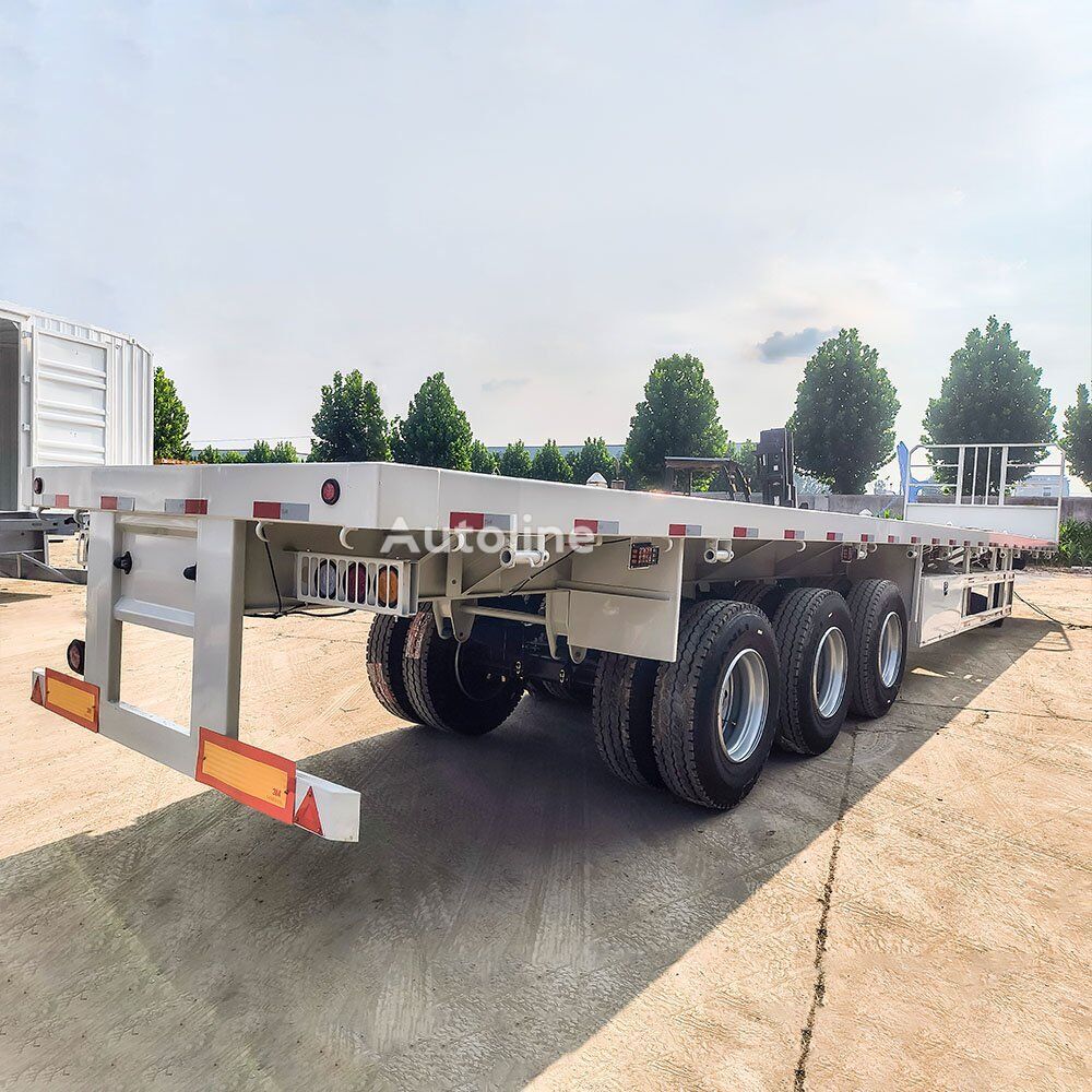 Nova ZW-Trailer 3 Axle Extendable Flatbed Semi Trailer for tanzania poluprikolica platforma