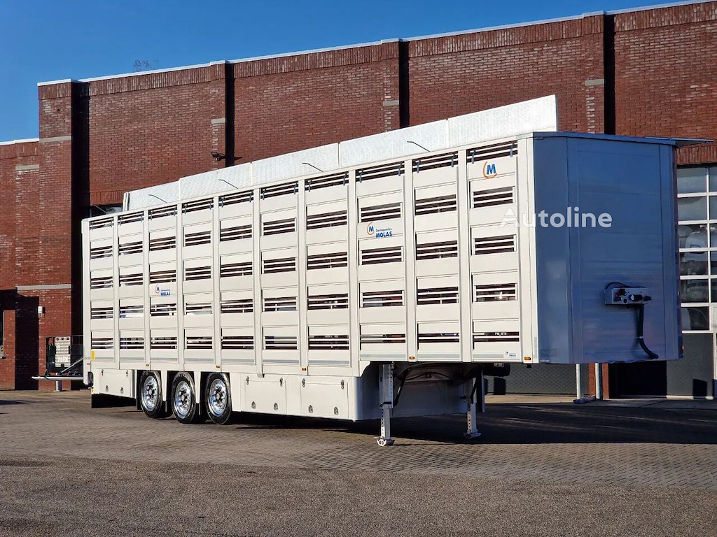 Nova Overige Molas 5 deck Livestock trailer - Water & Ventilation - L poluprikolica za prevoz stoke