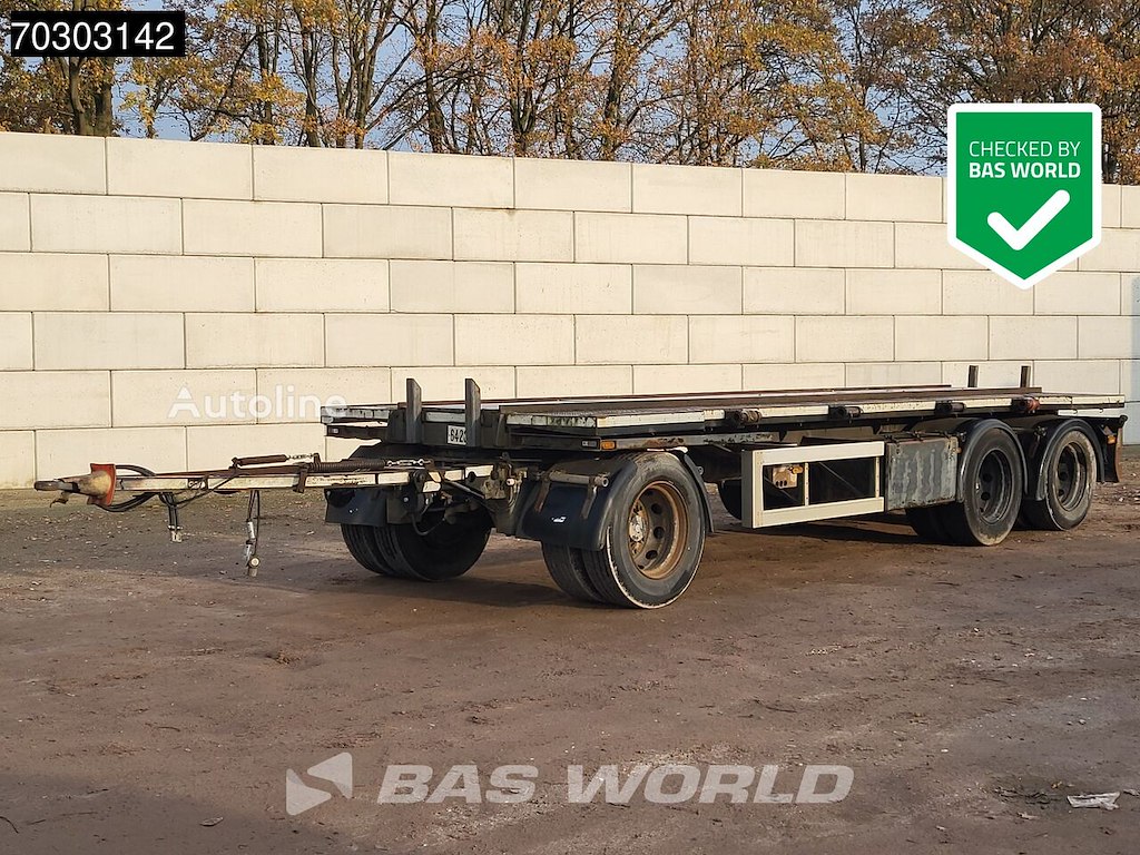 GS Meppel AC-2800 N 3 axles Lift + Steering Axle 20ft multi-lift prikolica