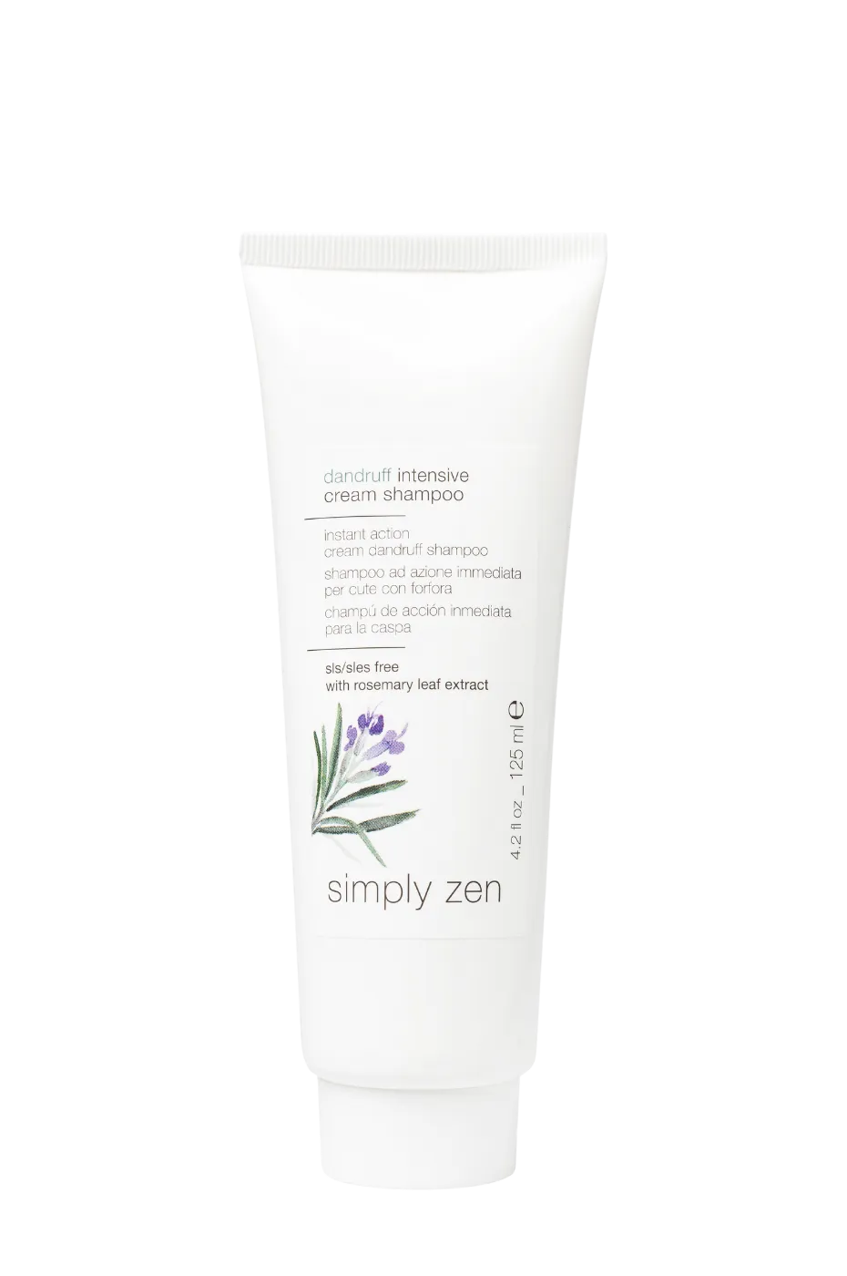 simply zen Dandruff intensive cream shampoo 125ml