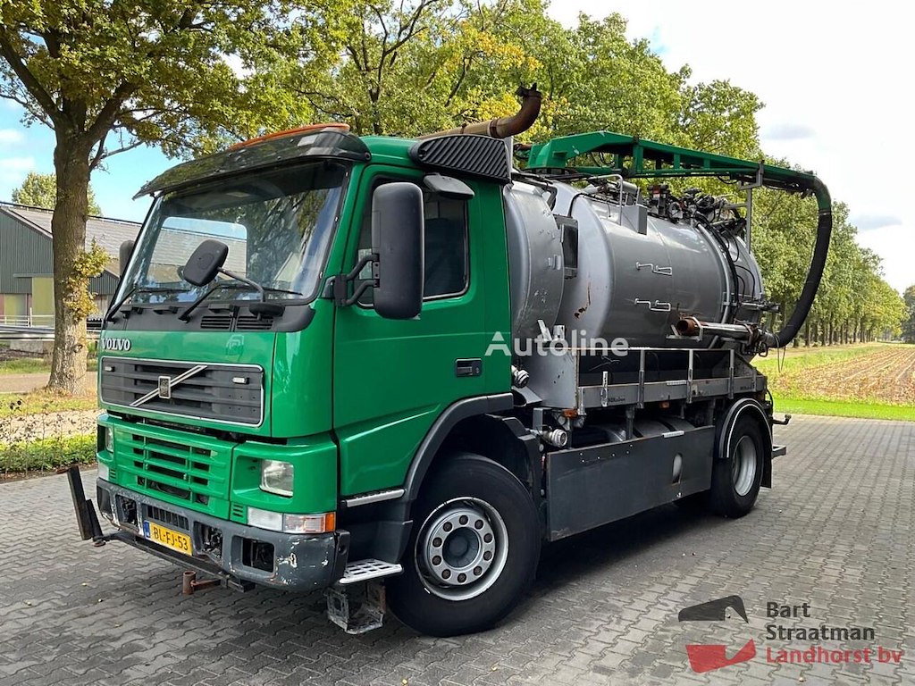 Volvo FM 7.250 4x2 Euro 3 Kolkenzuiger met zuigarm en achterwaartse ki autofekalac