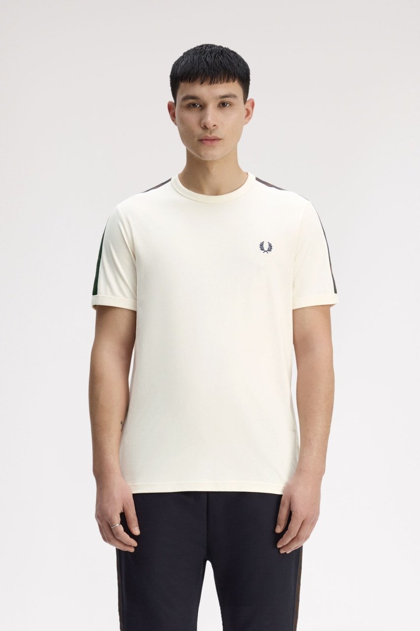 FRED PERRY RINGER MAJICA ECRUBT