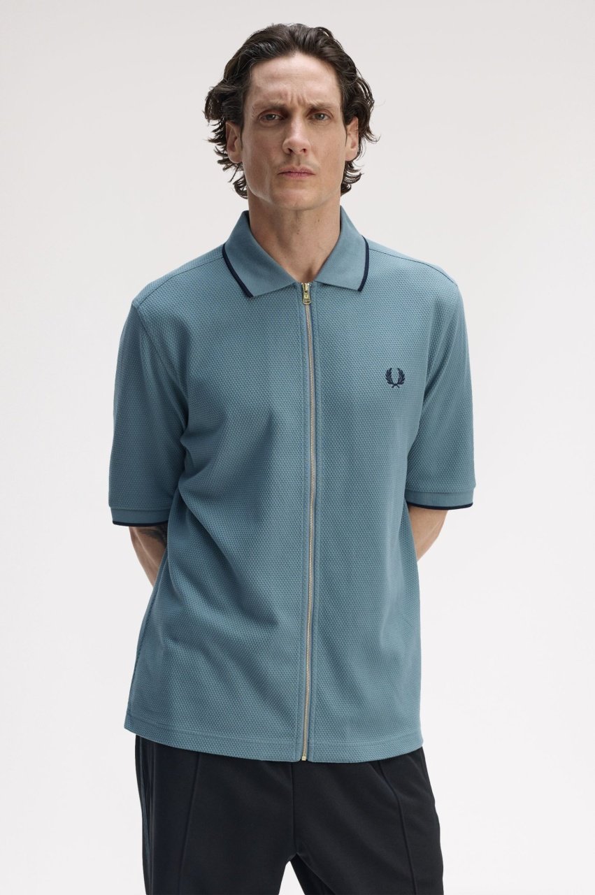 FRED PERRY ZIP POLO MAJICA