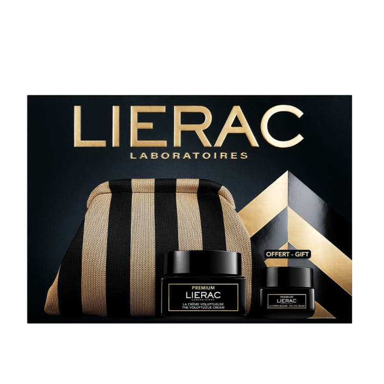 Lierac Premium set - raskošna krema 50ml + poklon krema za područje oko očiju 20ml i torbica