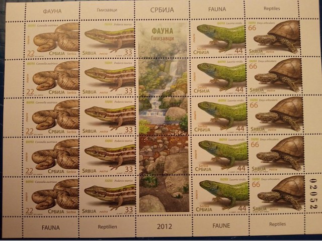 Srbija, Fauna, TABAK
