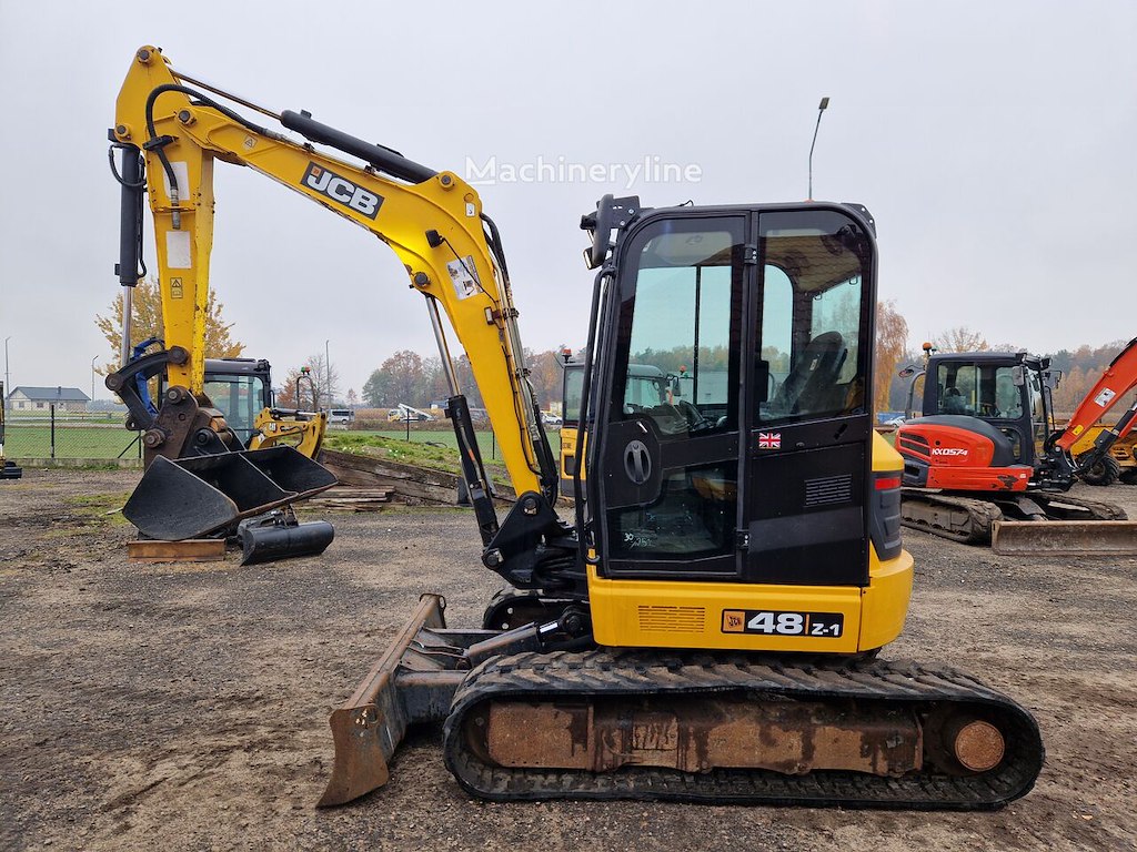 JCB 48 z-1 2017r hydrauliczne szybkozłącz mini bager