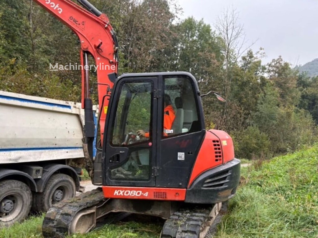Kubota KX080-4 midi bager