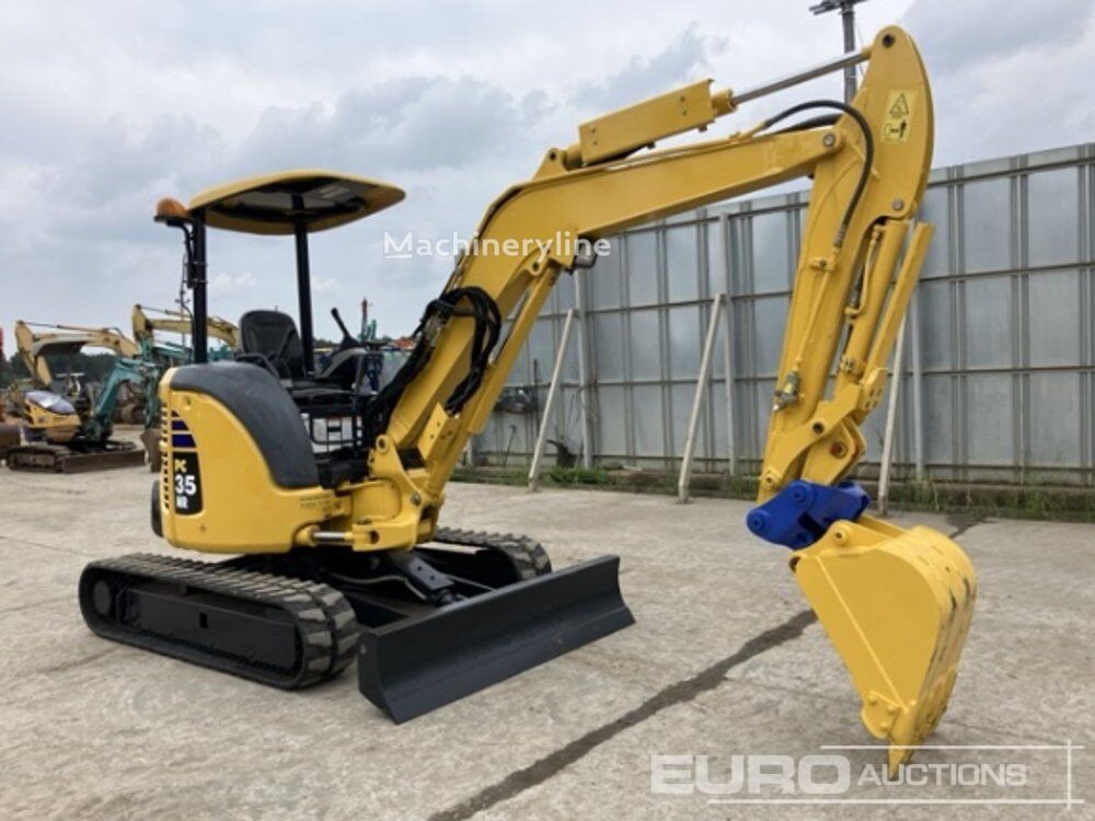 Prodaje se Komatsu PC35MR-3 mini bager na aukciji