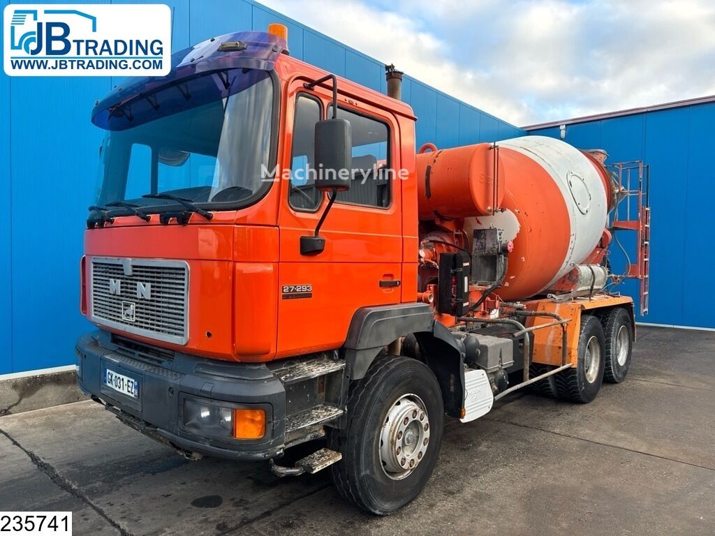 MAN 27 293 6x4, Manual transmission, Steel suspension kamion s mešalicom za beton