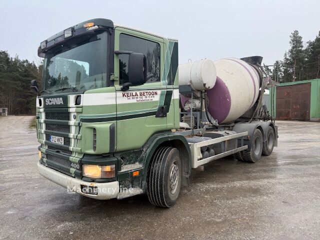 Scania R124 GB6X2NZ 400 kamion s mešalicom za beton