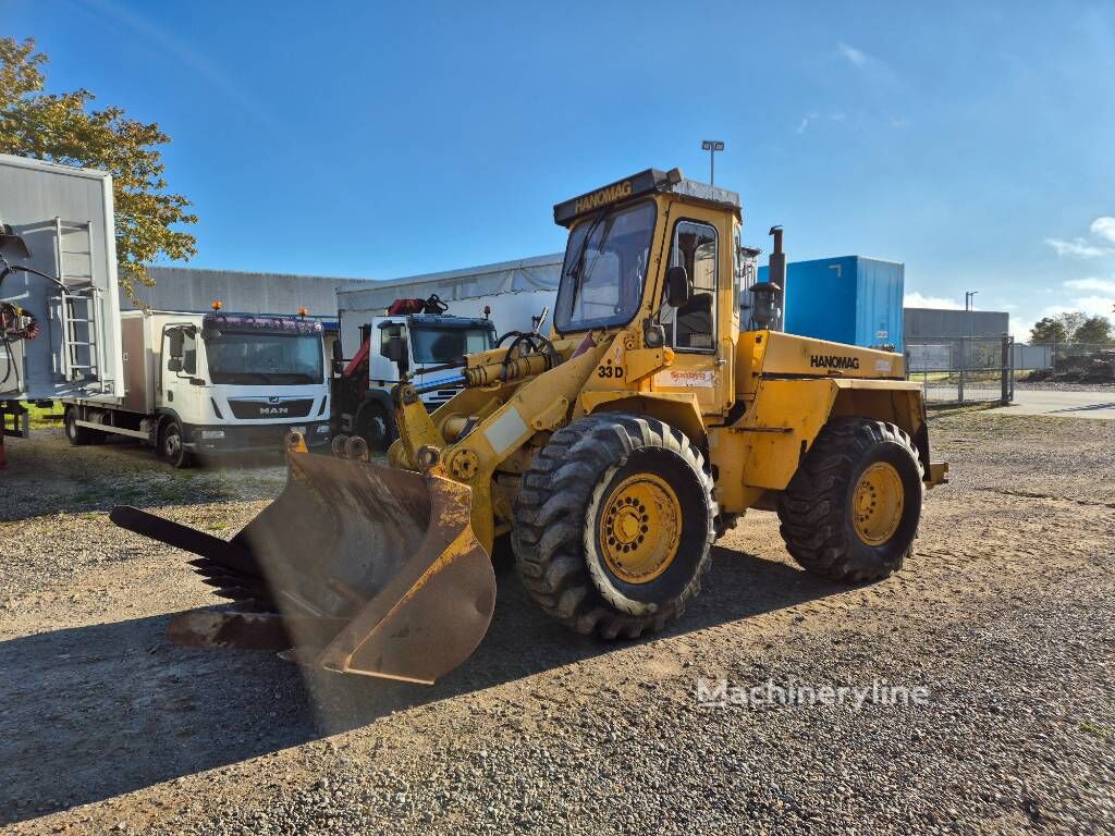 HANOMAG 33 D //forks / Bucket// prednji utovarivač