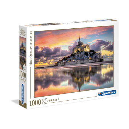 Clementoni puzzle pzl 1000 hqc le magnifique mont saint-mi ( CL39367 )
