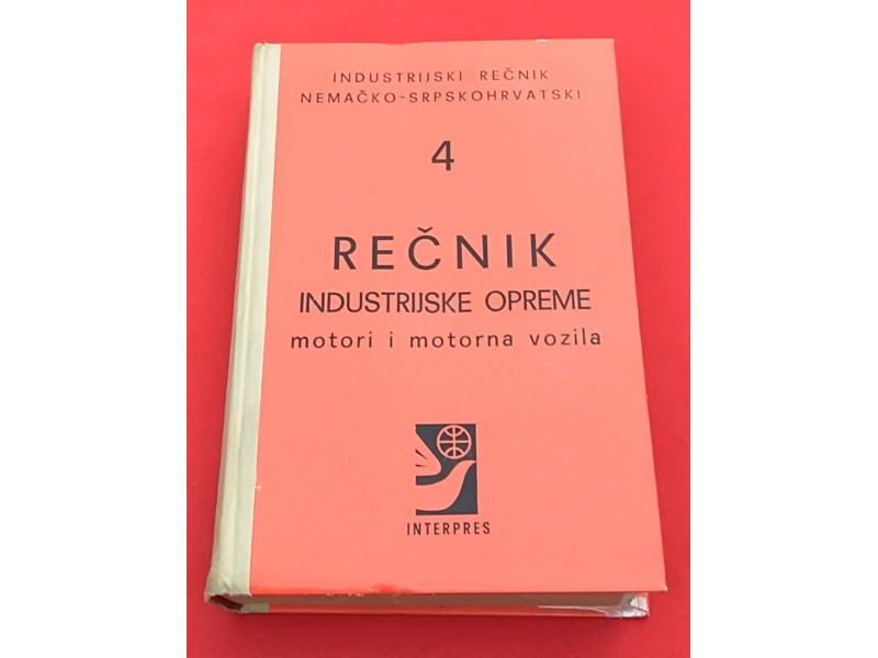 Rečnik industrijske opreme Motori i motorna vozila