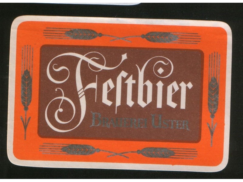 Uster Festbier, švajcarska etiketa