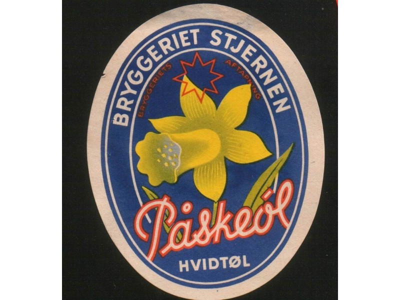 Stjernen Paskeol, danska etiketa