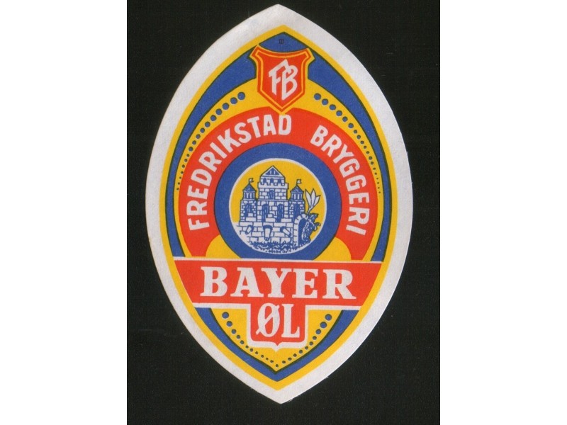 Fredrikstad Bayer Ol crvena, norveška etiketa