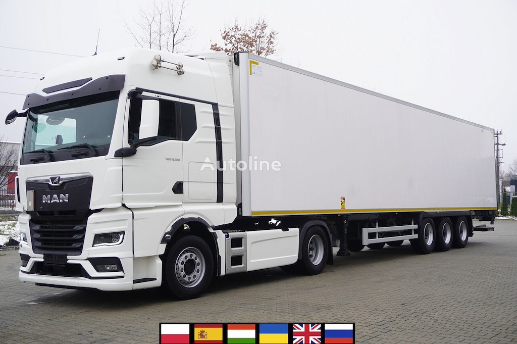 MAN TGX 18.510 4×2 tractor unit / Lamberet refrigerated semi-trailer tegljač + poluprikolica hladnjača