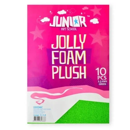 Junior jolly plush foam eva pena pliš a4 10k - odaberite nijansu zelena ( 134260 )