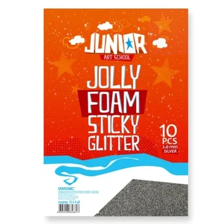 Junior jolly stiky foam eva pena samolepljiva a4 10k - odaberite nijansu srebrna ( 134359 )