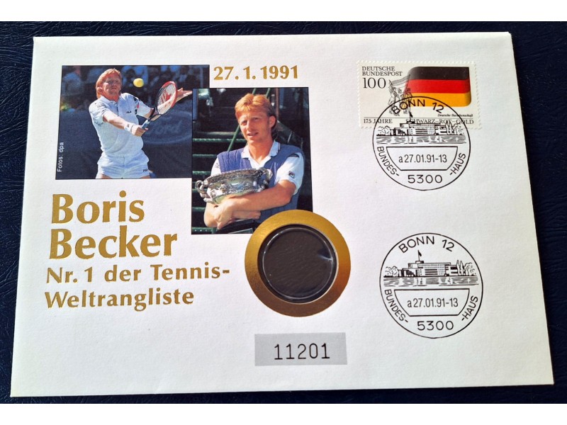 Nemačka BRD 1991. Tenis, Boris Becker