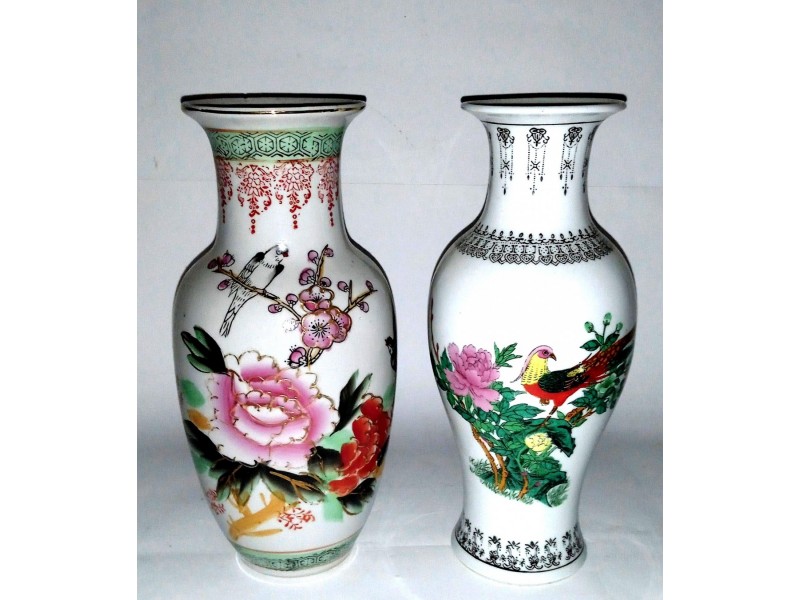LOT CUPOVI 2kom - FLORALNI PORCELAN, 26cm, 26cm