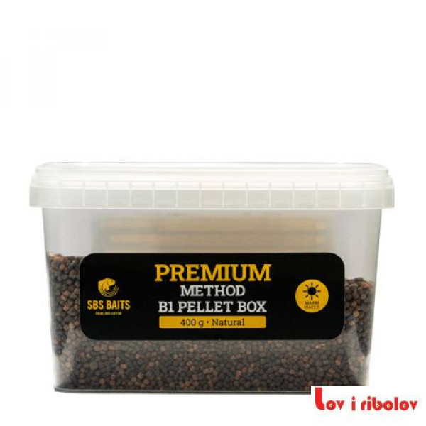 SBS Premium Method All in B1 Pellet Box 400gr Natur