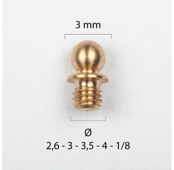 Mušica (prednji nišan) mesing MegaLine 3,5mm