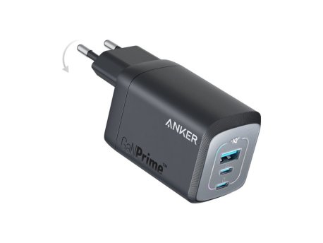 ANKER Prime 67W GaN Wall Charger 3 ports B2C Black (A2669313)