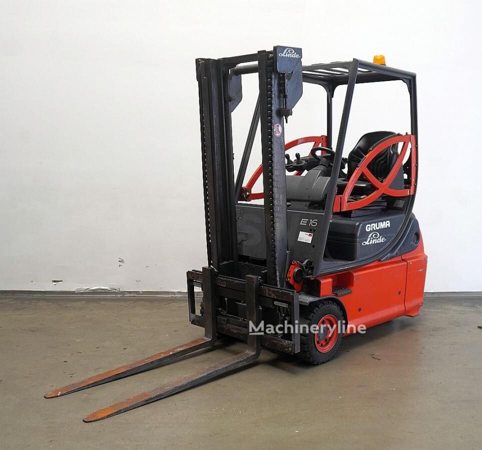 Linde E 16 335-02 električni viljuškar