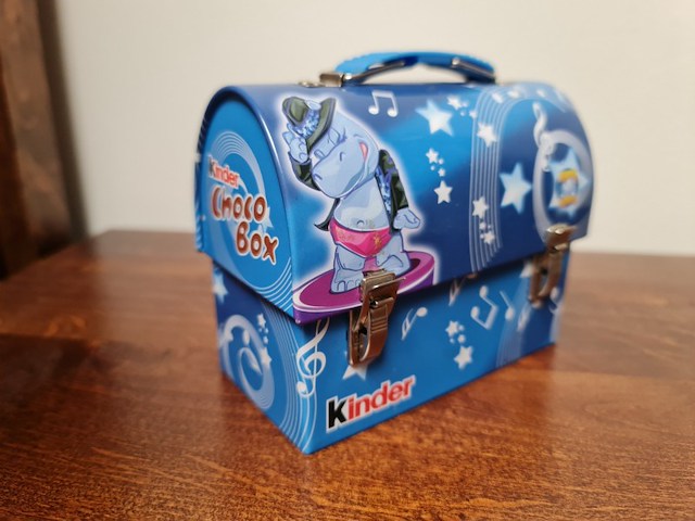 Koferče Kinder Choco Box za igračke Nilski konj Hippo