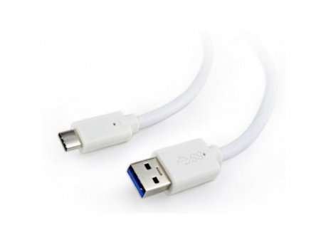 GEMBIRD CCP-USB3-AMCM-6-W USB 3.0 AM to Type-C cable (AM/CM), 1.8 m, white