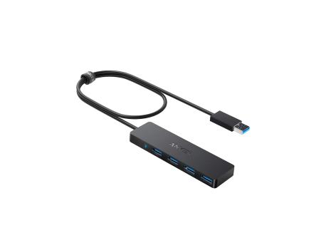 ANKER 4-Port Ultra Slim USB 3.0 Data Hub B2C Black (A7516016)
