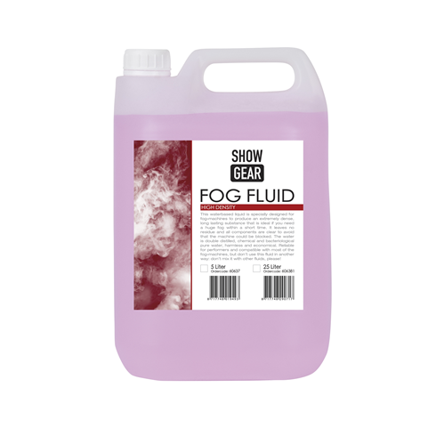 SHOWGEAR FOG FLUID HIGH DENSITY