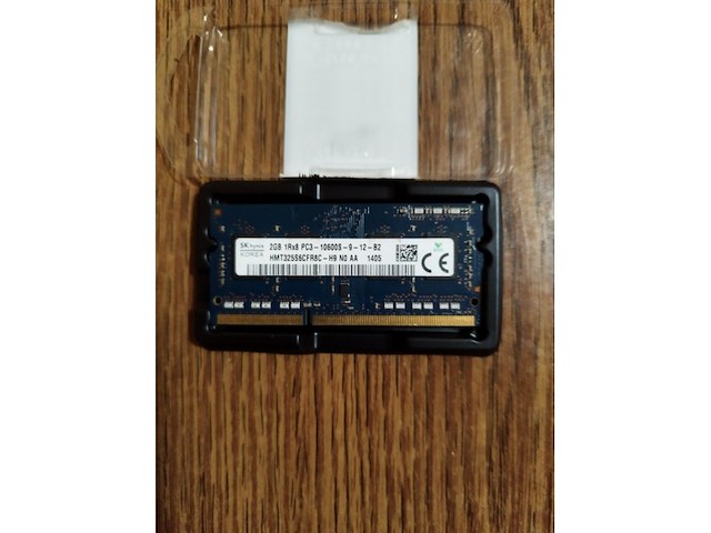 Radna memorija 2 gb ,ddr3 ,1333mhz za laptop