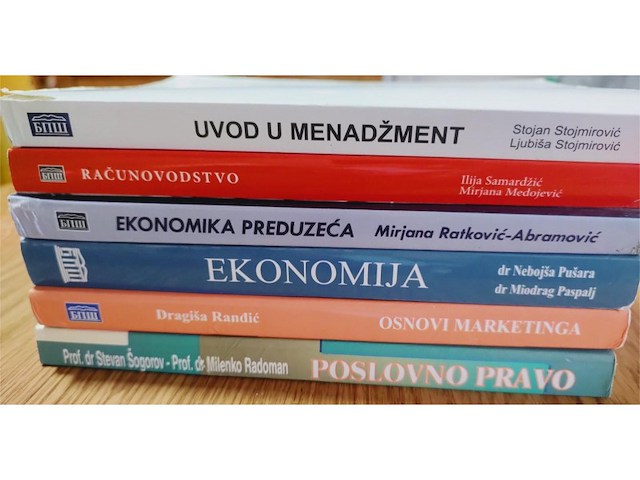 Šest kapitalnih knjiga iz Ekonomije ➡️ BG poslovna šk.