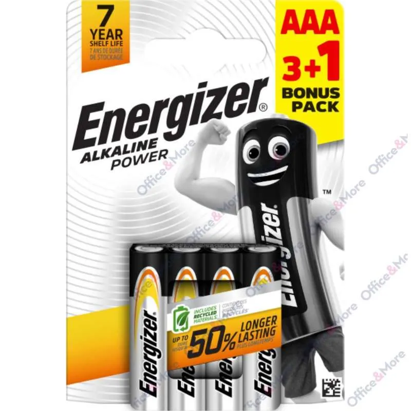 ENERGIZER ALKALINE BATERIJE AAA 3+1 (4 KOM) 2510