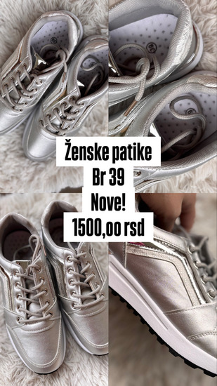 Zenske patike sive br 39