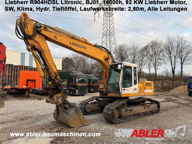 Bageri za puzanje
Liebherr R904 HDSL Litronic Kettenbagger Klima SW