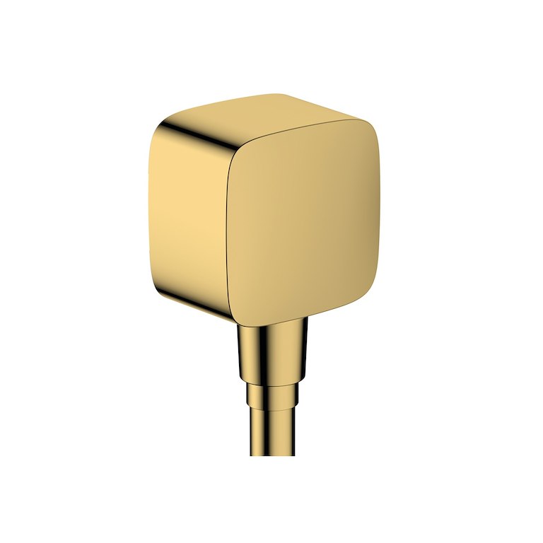 Hansgrohe FixFit SoftSquare Polished Gold Optic priključak za crevo ručnog tuša sa nepovratnim ventilom 26457990ID: EK000690139
