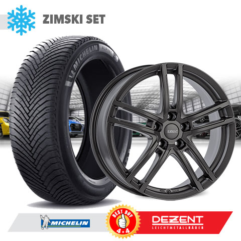 205/55 R16 SET Z MICHELIN + DEZENT TZ GM 5/114.3 + TPMS