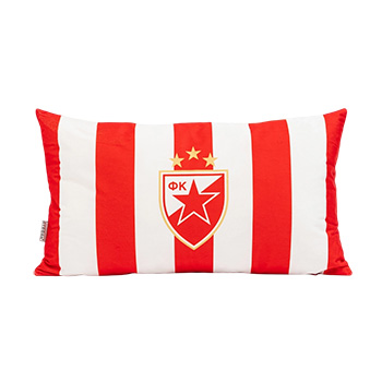 Jastuk Crvena zvezda 30x50cm - uspravne pruge