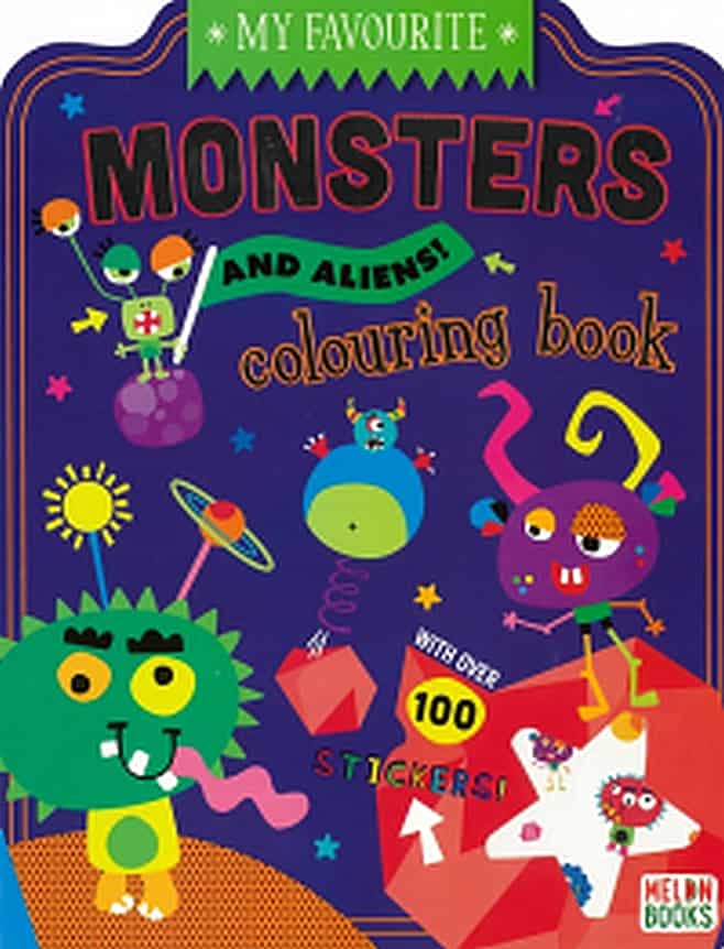 My Favourite Monsters And Aliens Colouring Book