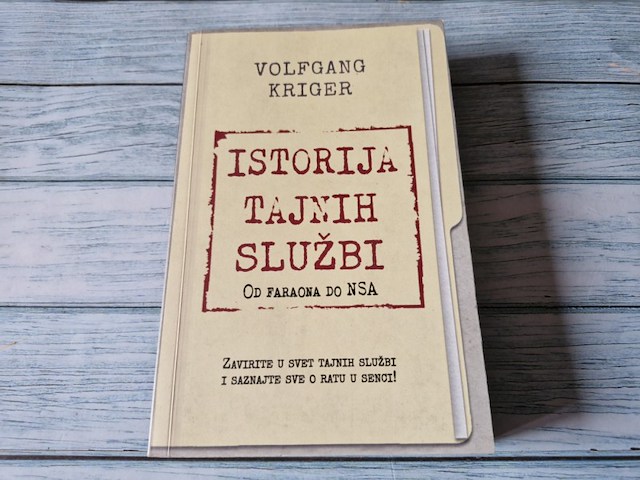 ISTORIJA TAJNIH SLUŽBI - VOLFGANG KRIGER