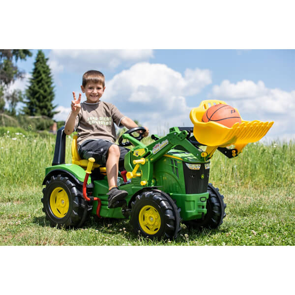 Traktor na pedale Rolly X trak Premium John Deer sa utovarivačem, menjačem i kočnicom 651078