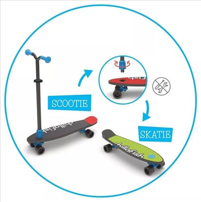 Trotinet I Skejtbord Skateboard Za Decu 2 u 1 DK