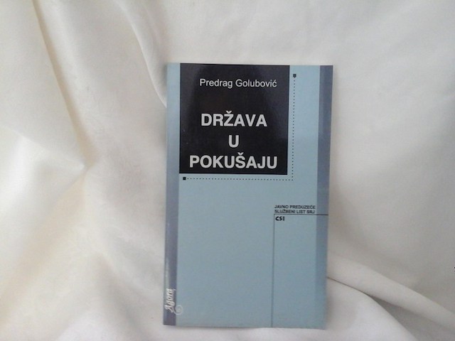 Država u pokušaju Predrag Golubović