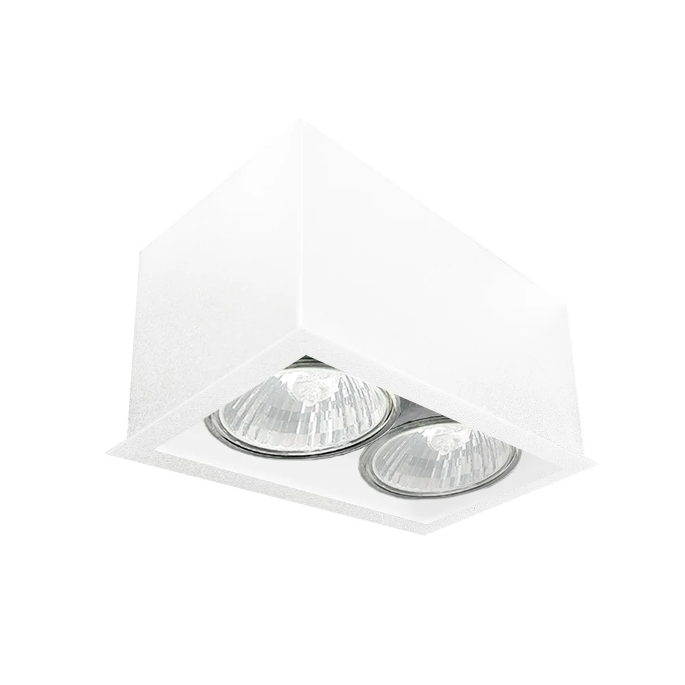 Shilo Cage plafonska lampa bela