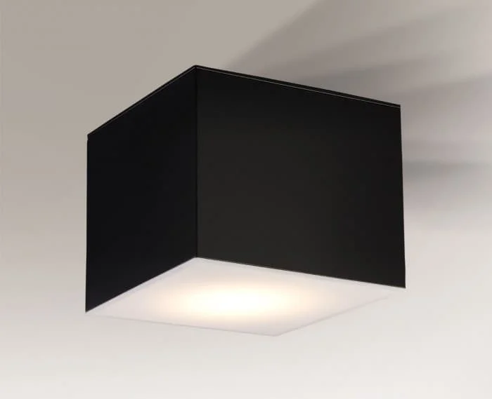 Shilo Zama plafonska lampa crna