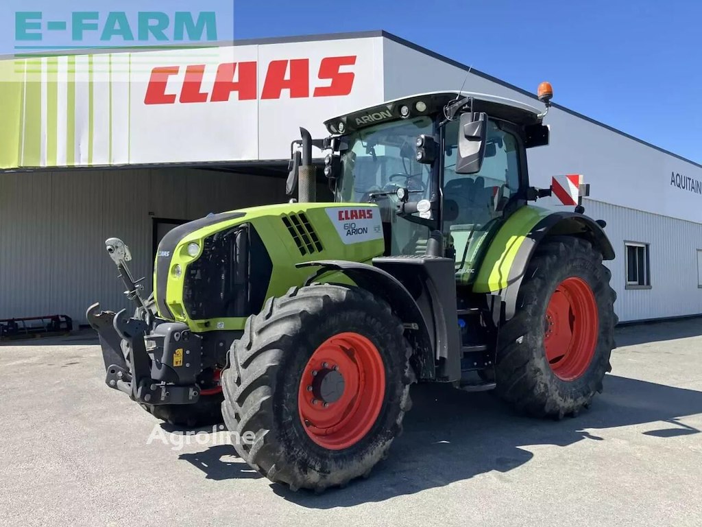 Claas arion 610 c-matic + s10 traktor točkaš